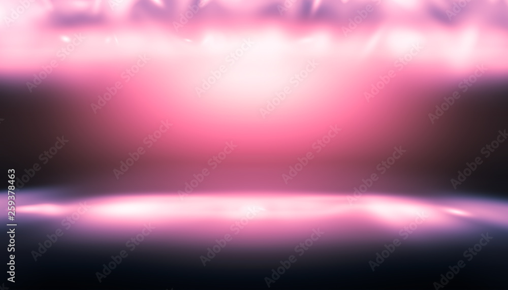 perspective floor backdrop pink room studio with light purple gradient ...