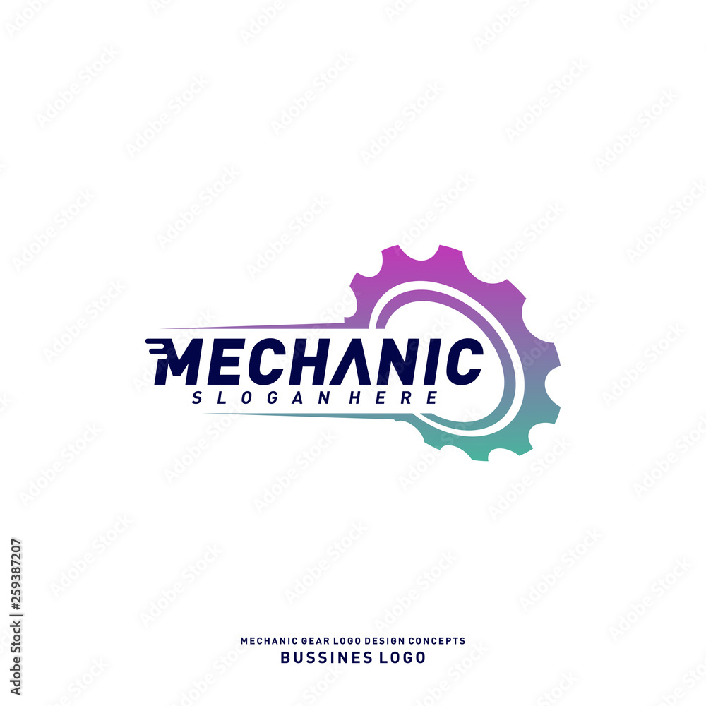 Mechanical Gear Logo Design
