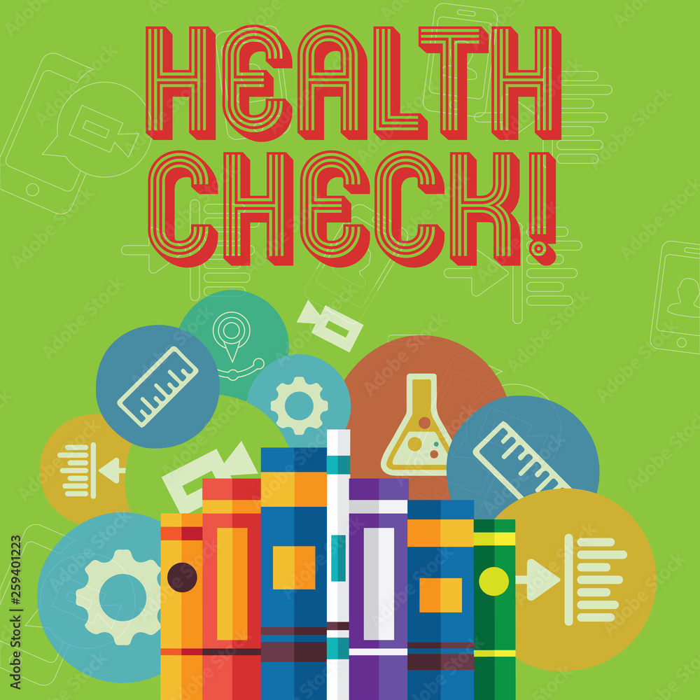 Conceptual hand writing showing Health Check. Concept meaning ...
