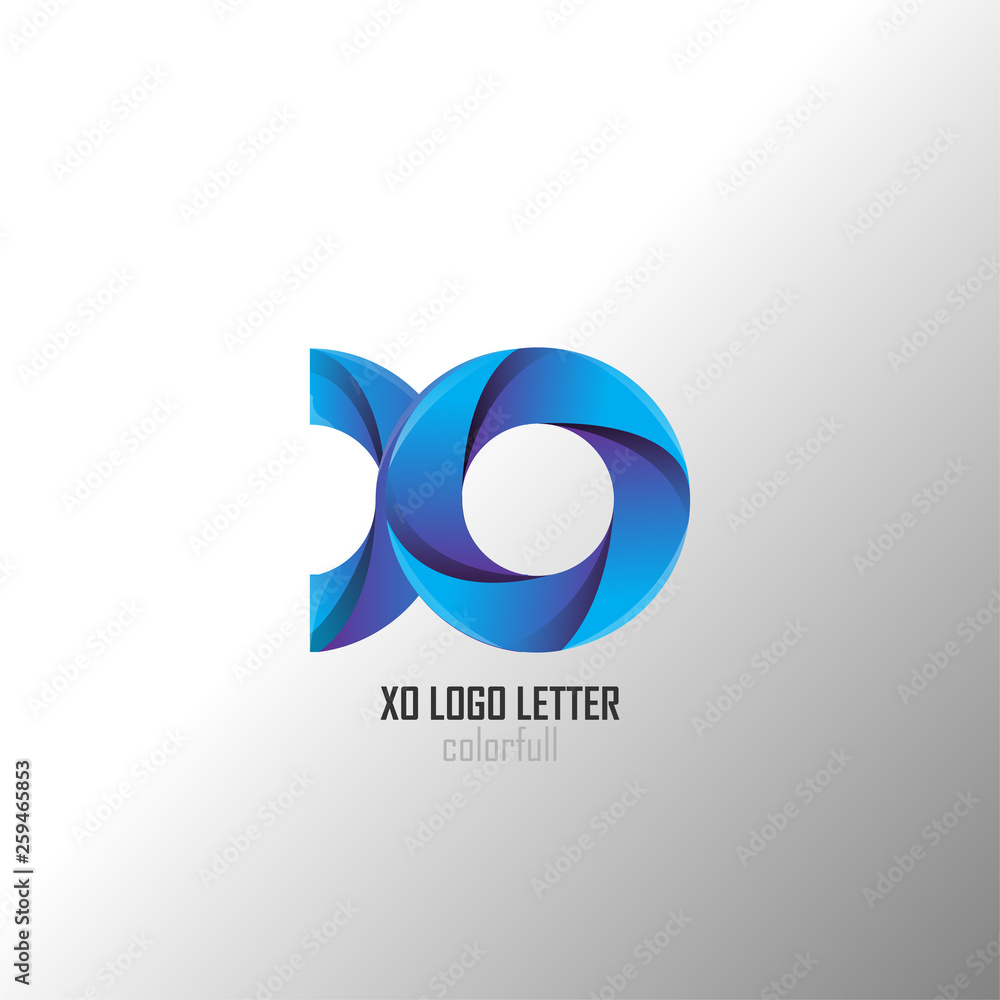 xo o x circle lowercase design of alphabet letter combination with ...
