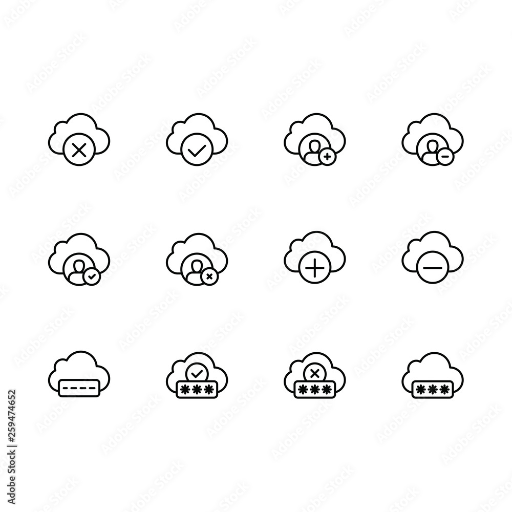 Secure Cloud Storage Icon