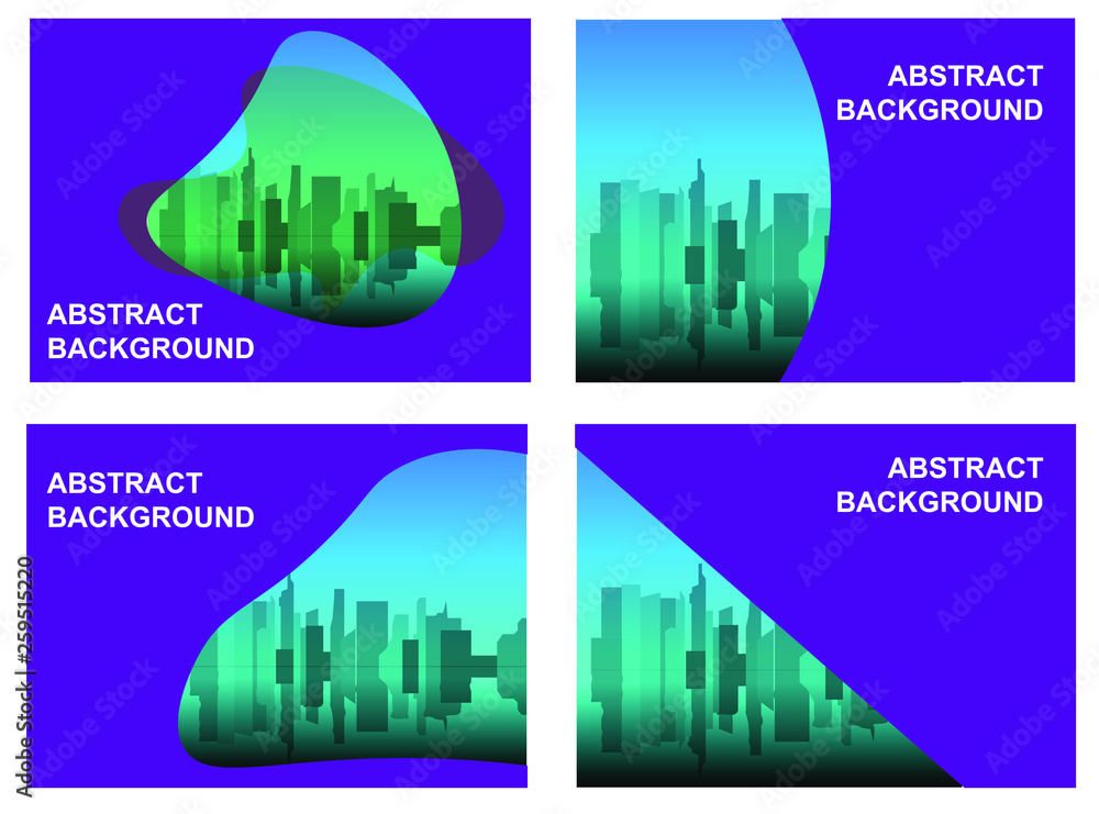 Business presentation templates set. Use for keynote presentation ...