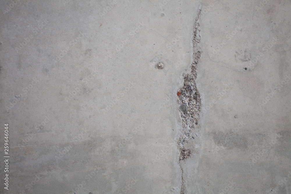 Formwork traces on concrete. Repair and construction or constructing ...