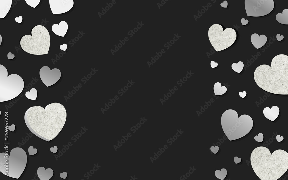 Heart background illustration Stock Vector | Adobe Stock