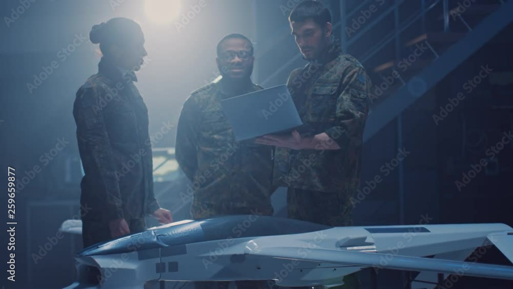 Army Aerospace Engineers Work On Unmanned Aerial Vehicle / Drone ...