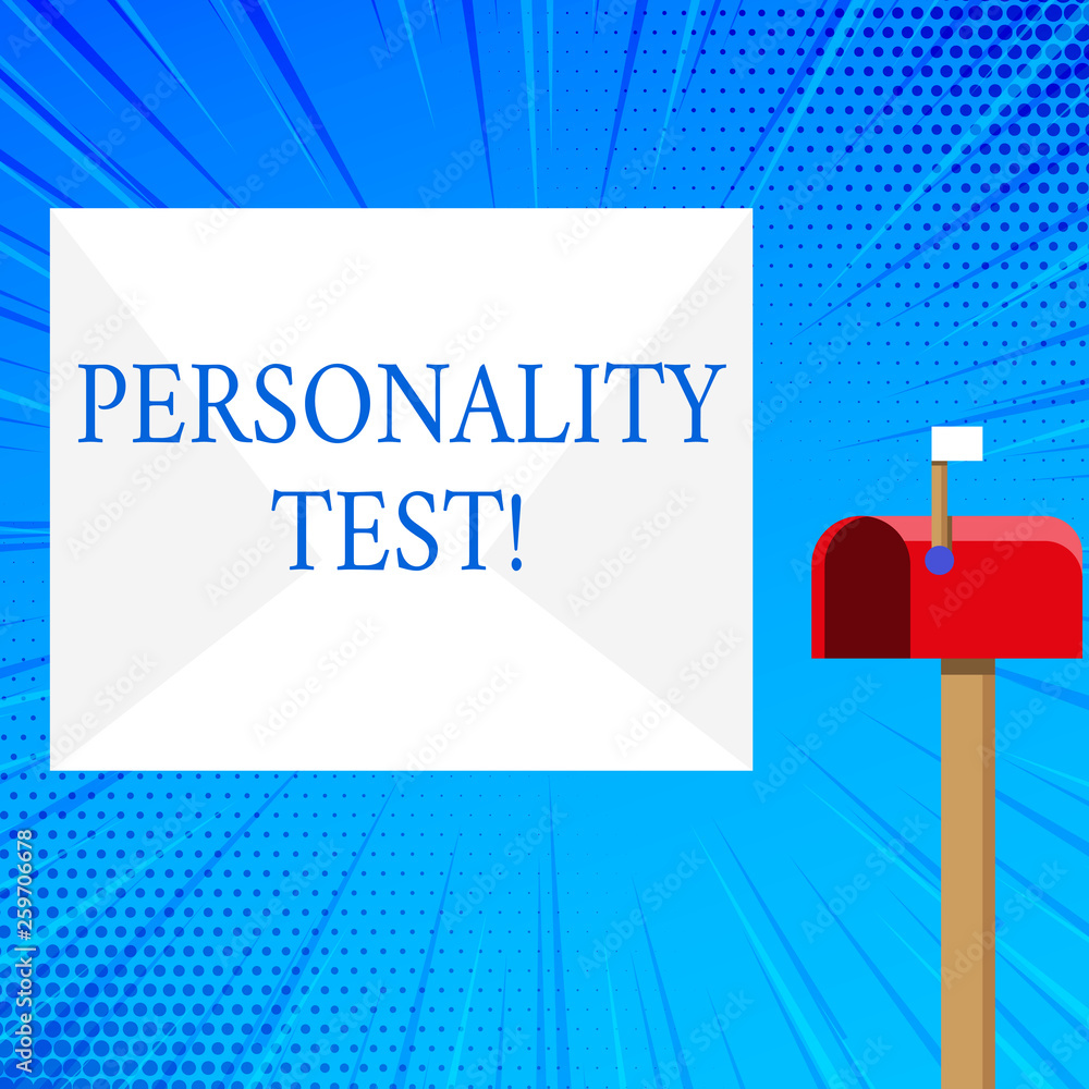 Handwriting text Personality Test. Conceptual photo method used ...