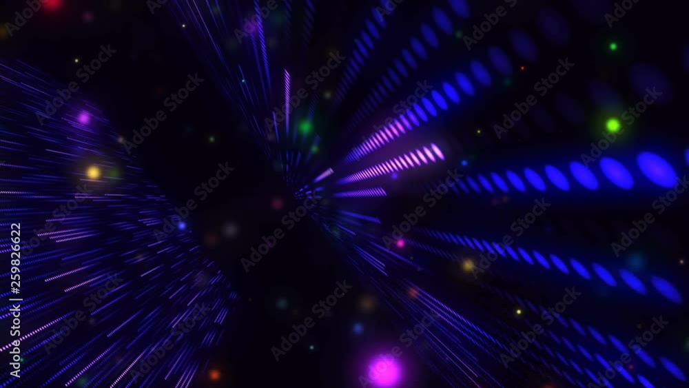 Vidéo Stock Led Screen animation. Led Wall. Vj disco visual mapping ...