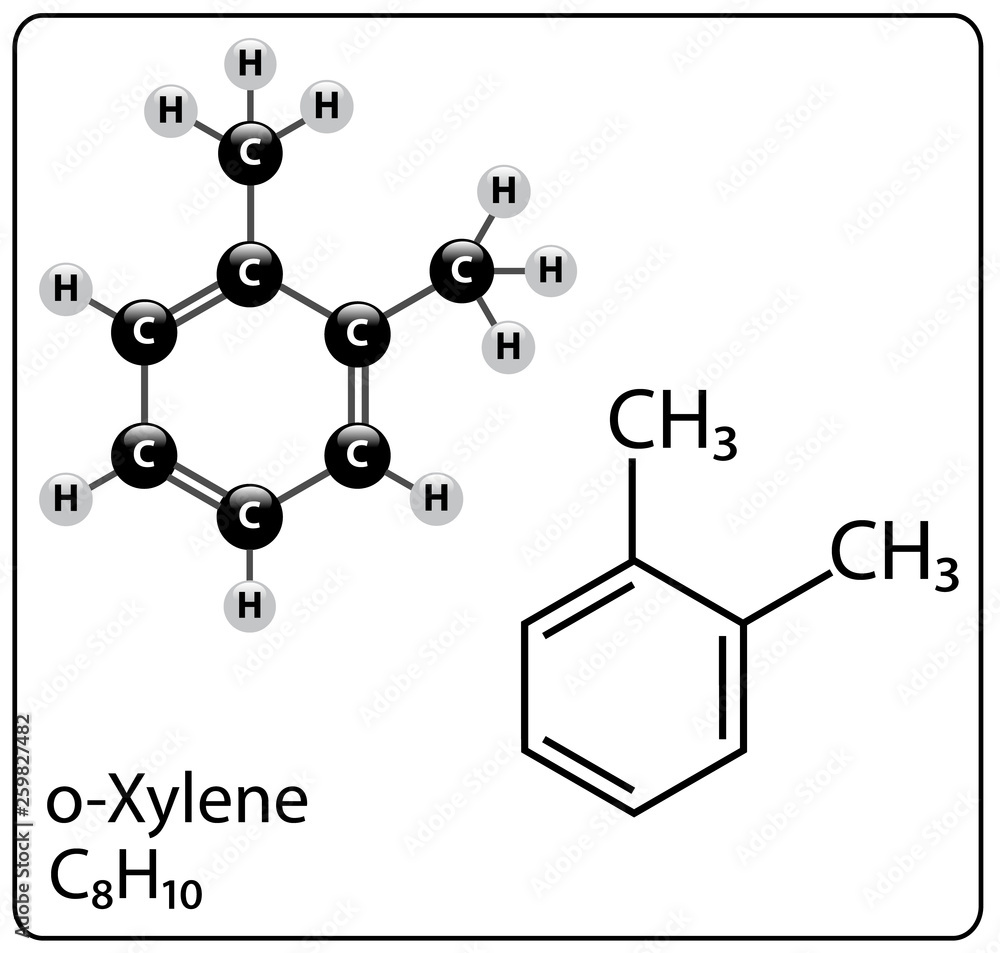 Xylene Structural Formula