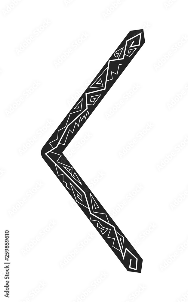 Kenaz rune. Ancient Scandinavian runes. Runes senior futarka. Magic ...