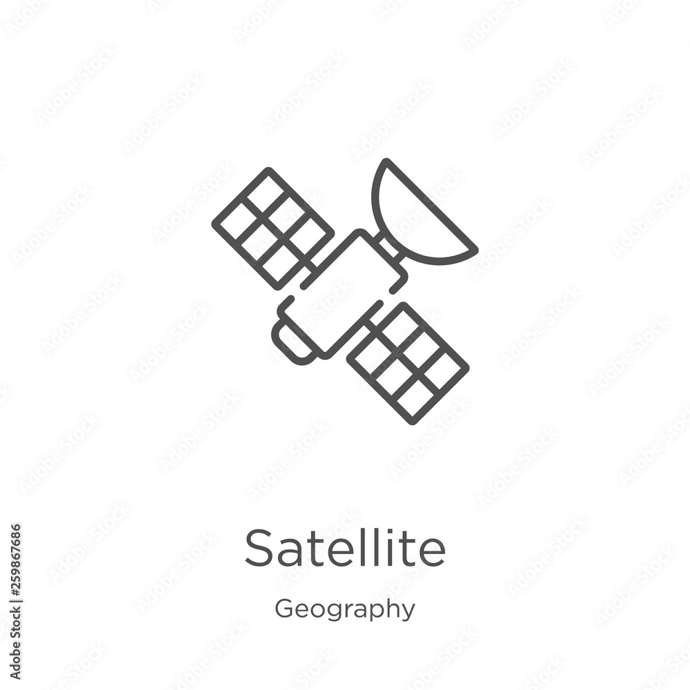 Satellite Logo Vector