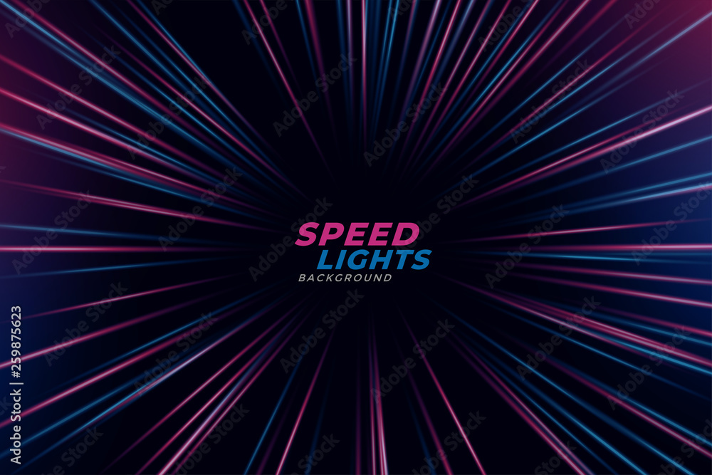 radial light rays zoom background Stock Vector | Adobe Stock