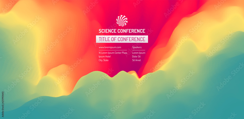Business event invitation template. Can be used for online courses ...
