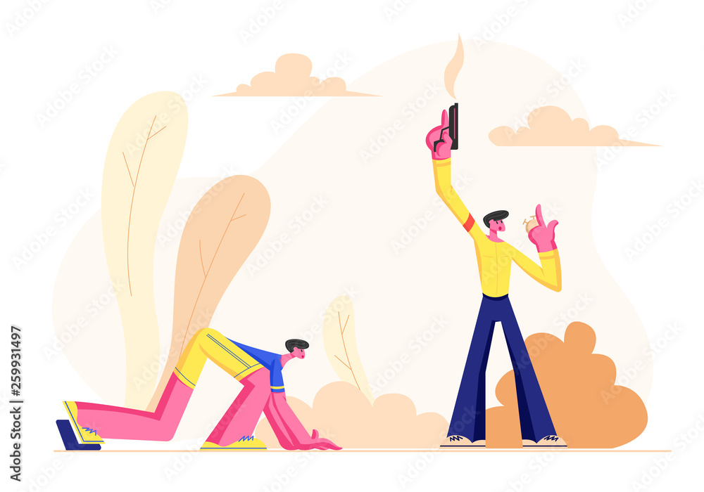 Running Start Clipart