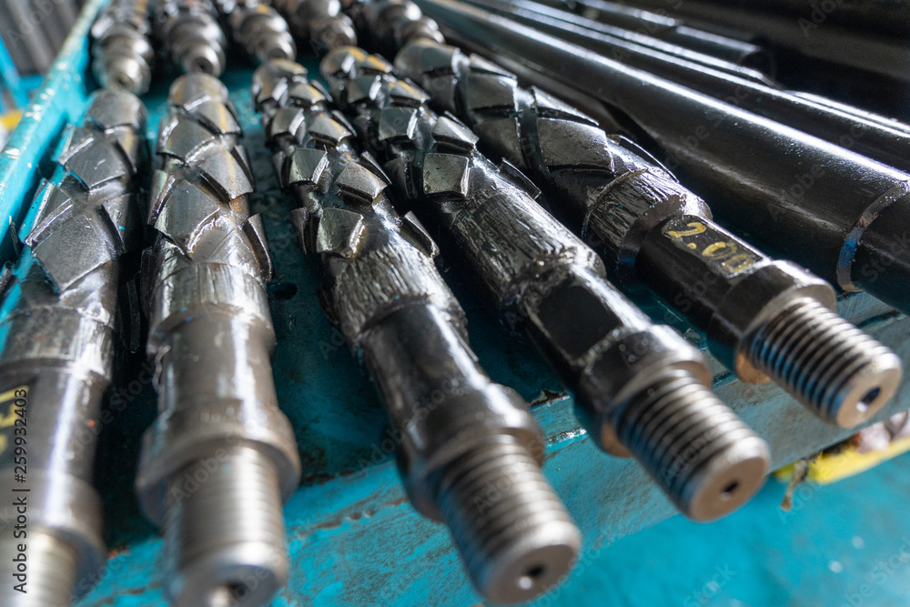 Wireline tools for oil and gas Stock Photo | Adobe Stock