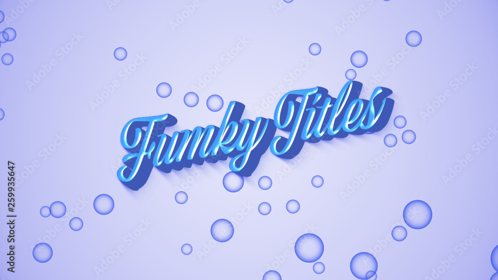 Funky Titles Stock Template | Adobe Stock
