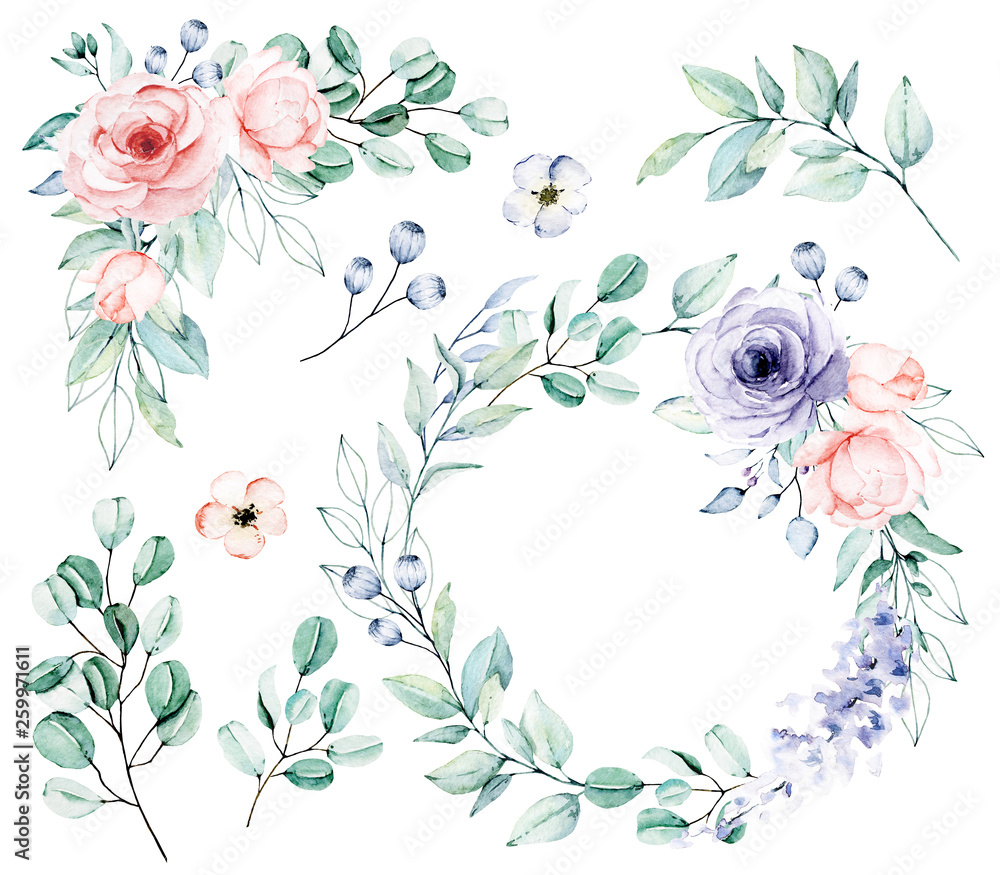 Printable Flower Stickers