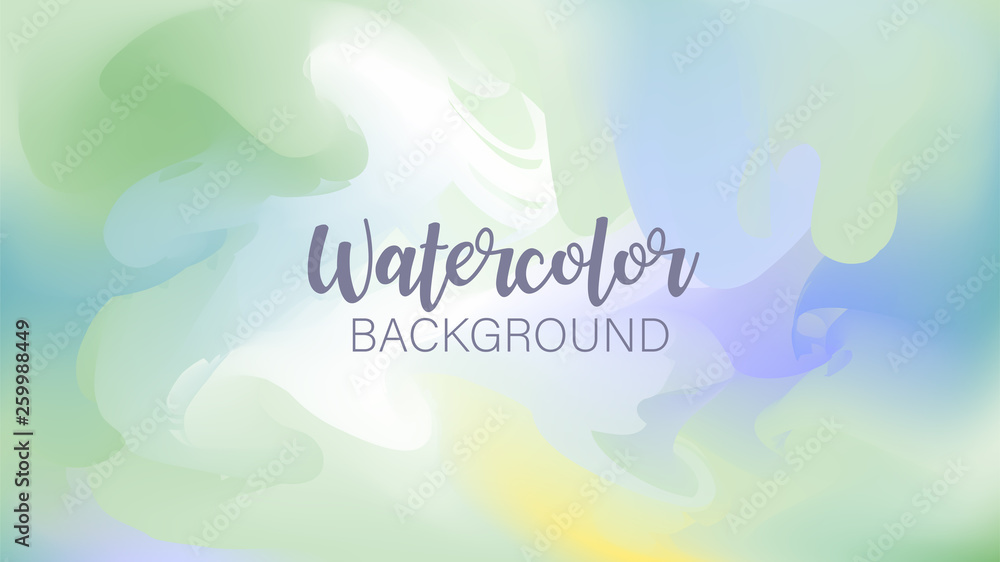 Pastel watercolor backdrop. Fashion background. Watercolor brush ...