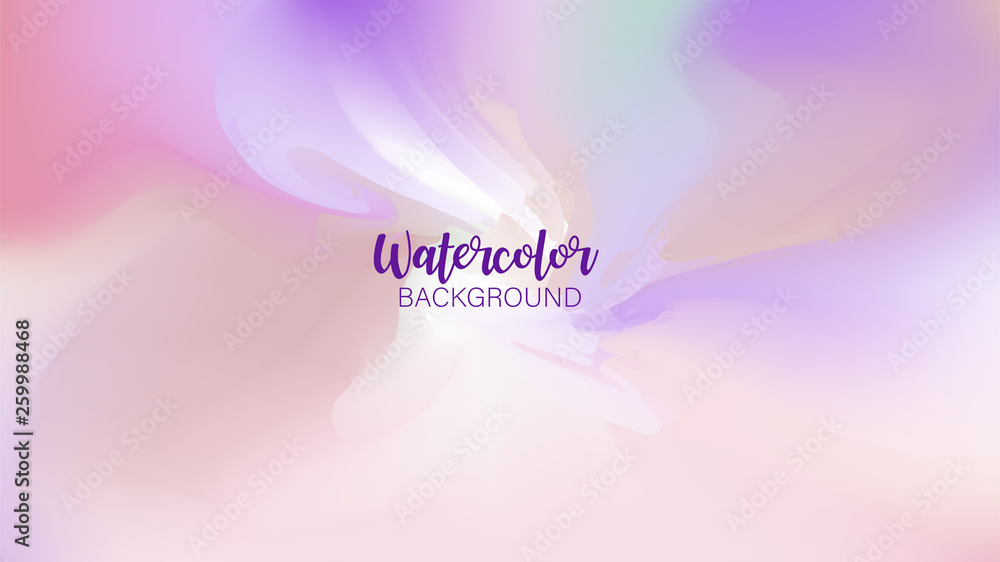 Pastel watercolor backdrop. Fashion background. Watercolor brush ...