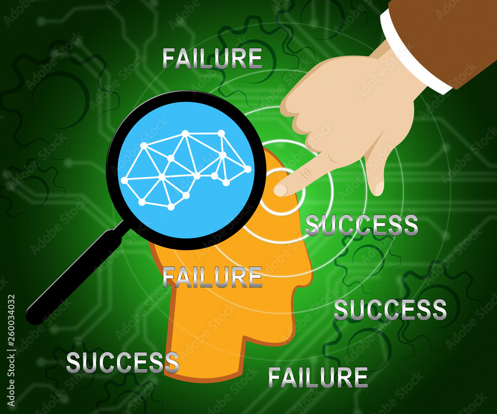 Success Vs Failure Concept Words Depicts Achievement Versus Problems ...
