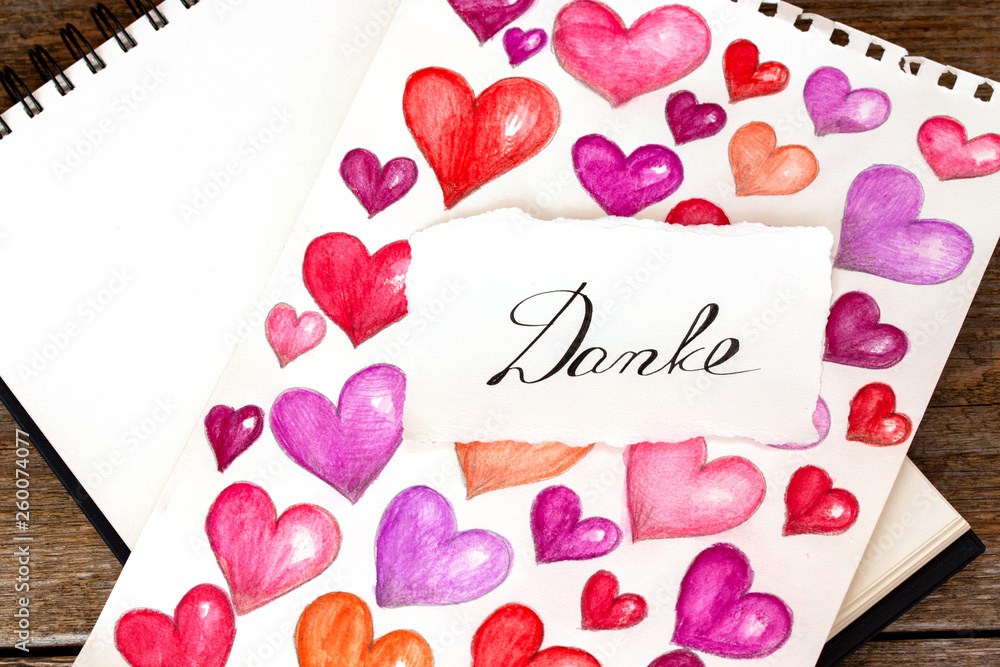 DANKE Stock Photo | Adobe Stock