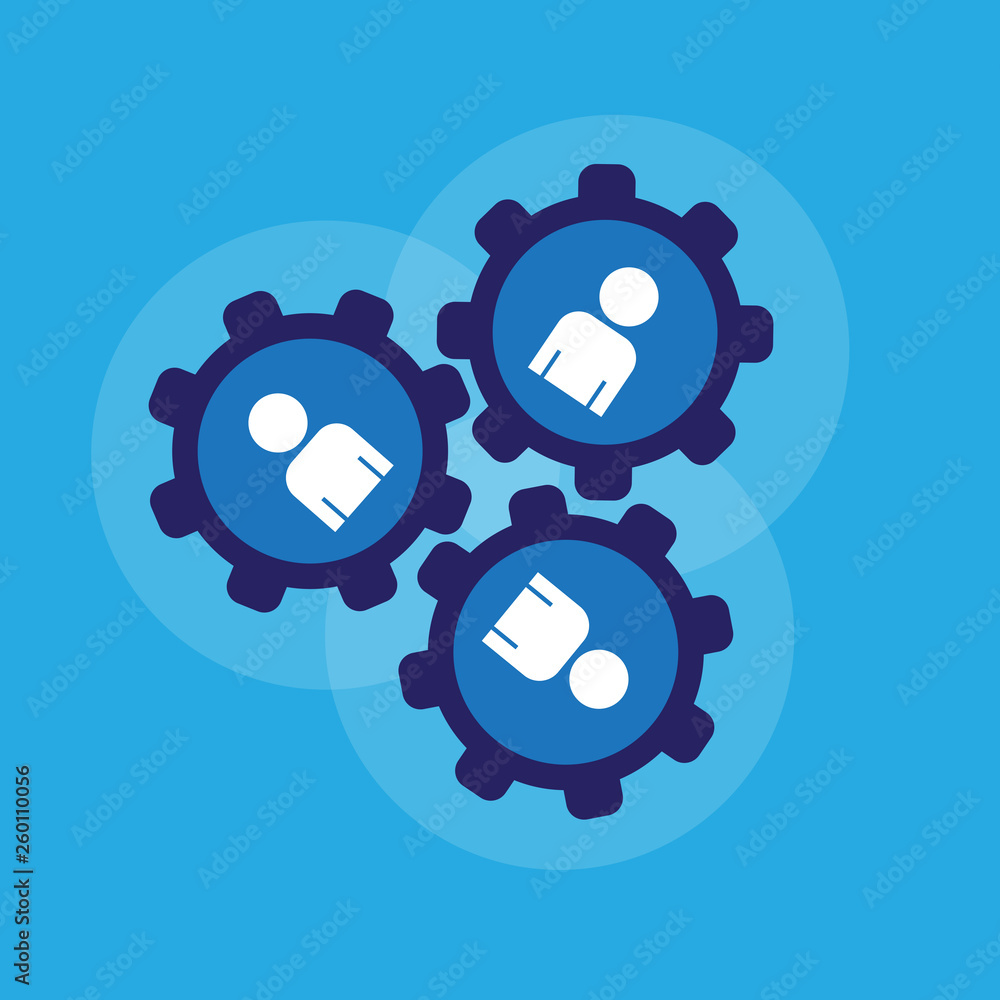 People are like one mechanism. Mechanism of work. We are all as one ...