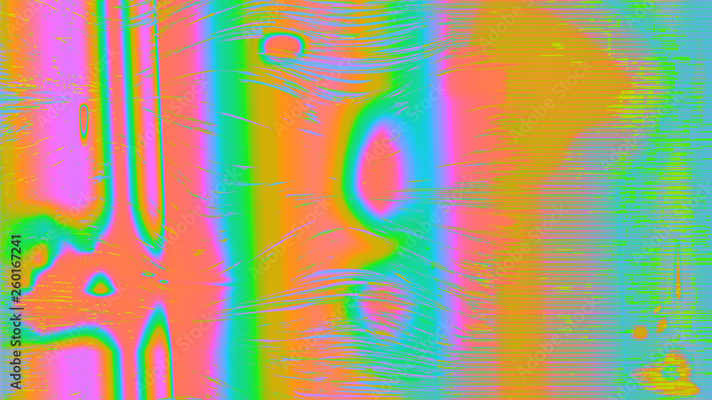 Template of a vector background with holographic neon colors with ...