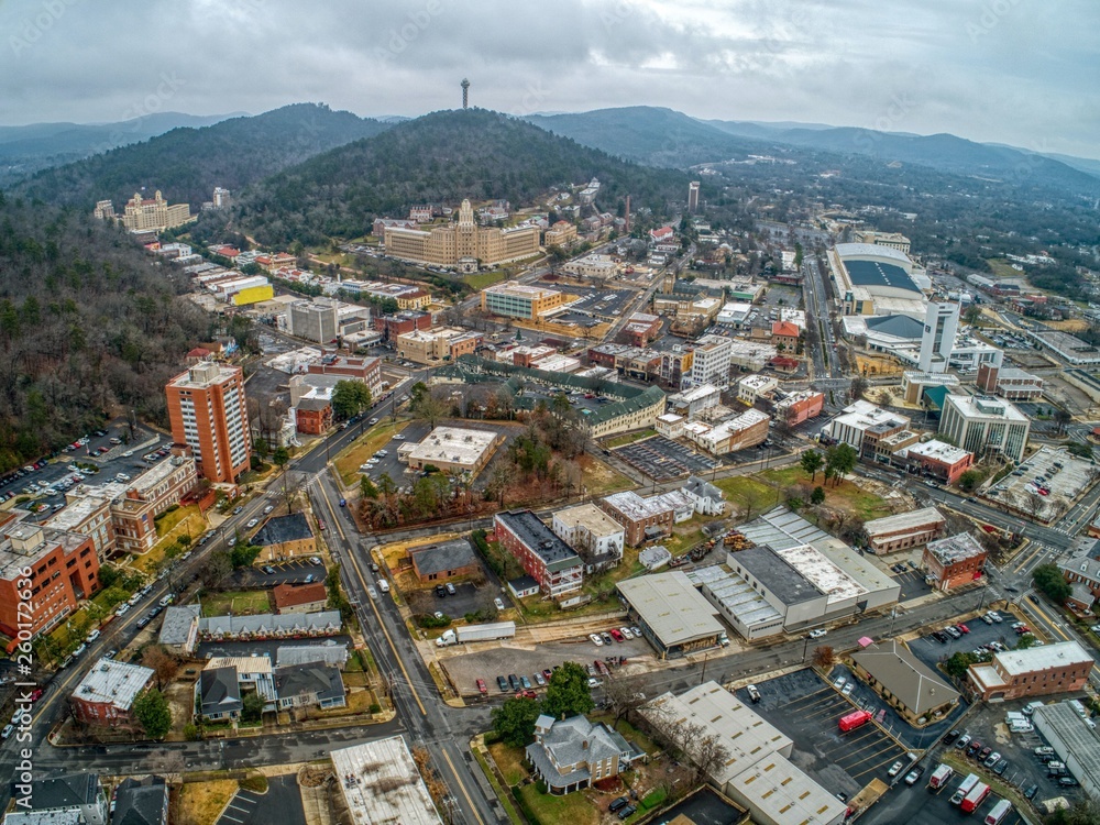 Aerial View of Downtown Hot Springs, Arkansas Stock Photo | Adobe Stock Aerial View of Downtown Hot Springs, Arkansas Stock Photo | Adobe Stock