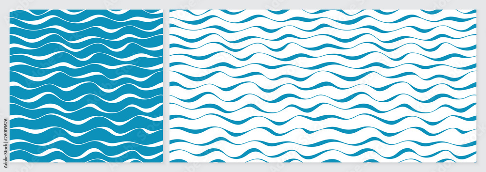 Wave pattern seamless abstract background. Stripes wave pattern with ...