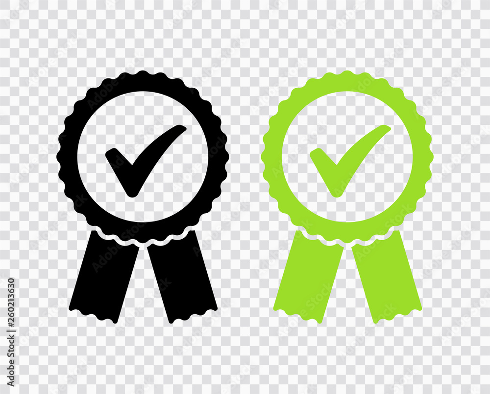 Approved or Check mark icon. Quality Certified Icon. Vector ...