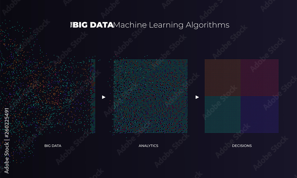 Illustrations Concept Big Data Analytics Stock Vector | Adobe Stock