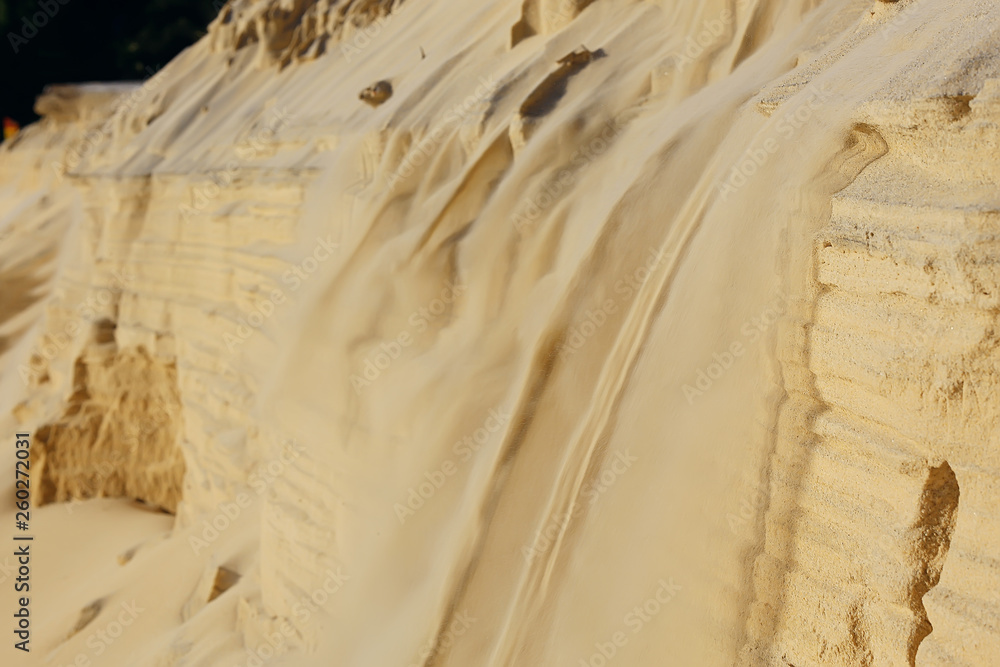 texture crumbling sand corrosion / scree of sand sand dunes, mountains ...