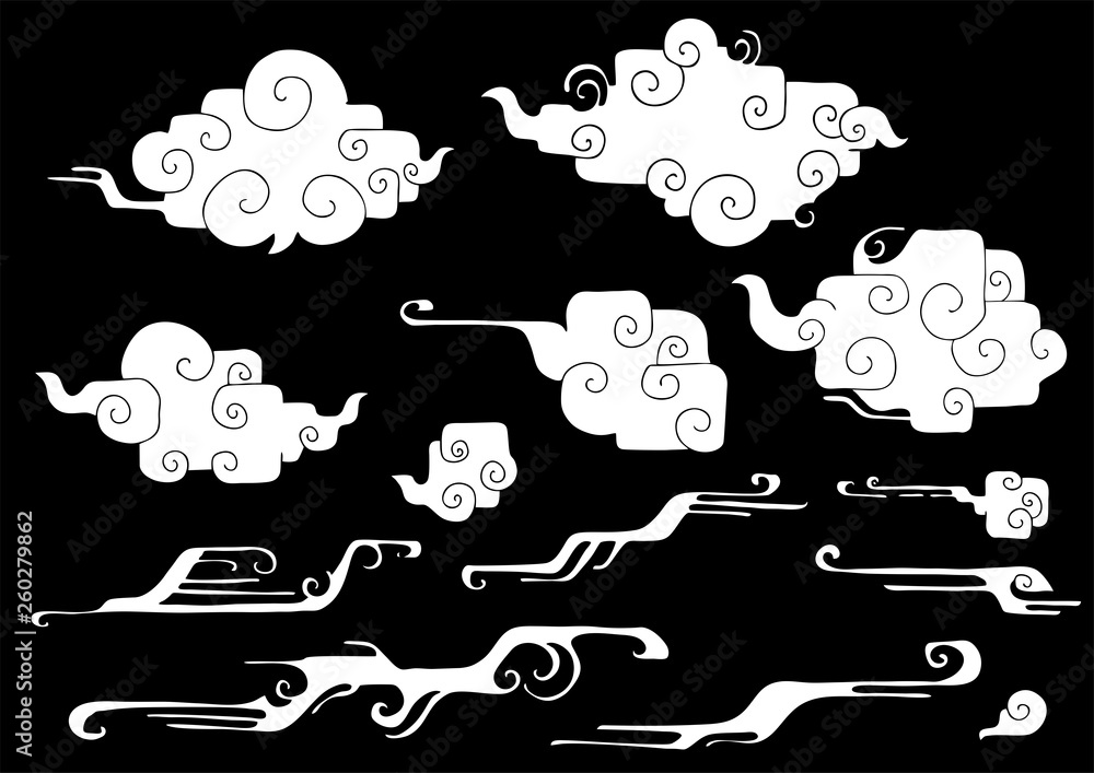 Cloud Wind Drawing