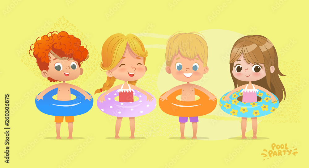 Girls Vacation Clip Art