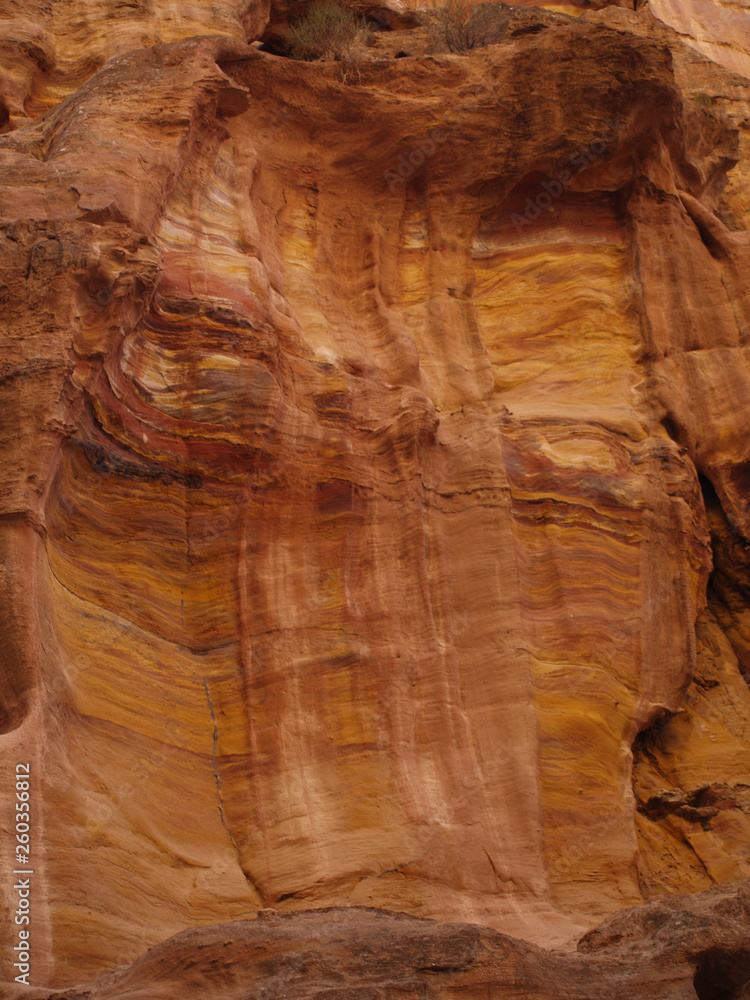 Petra; Raqmu - historic ruins of the ancient, rock city of the Nabatean ...