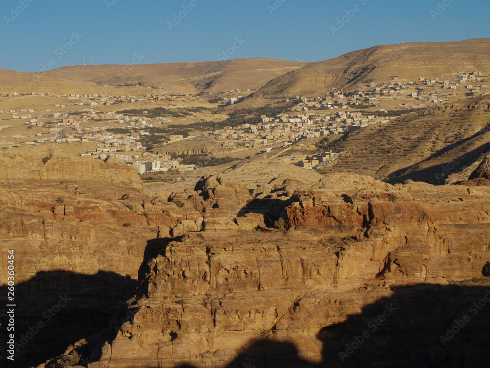 Petra; Raqmu - historic ruins of the ancient, rock city of the Nabatean ...