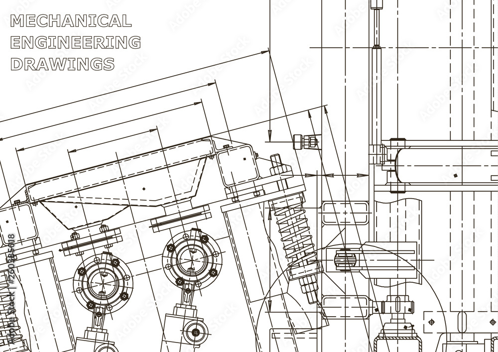 Machine-building industry. Mechanical engineering drawing. Instrument ...