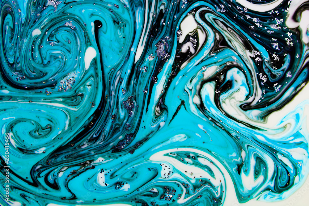 Beautiful abstract painting is a painting technique Ebru .Turkish Ebru ...