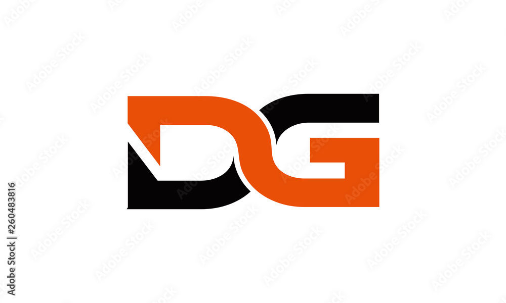 symbol letter DG logo Stock Vector | Adobe Stock