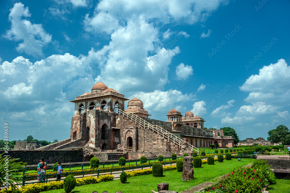jahaz Mahal palace, mandu, madhya pradesh, india Stock Photo | Adobe Stock