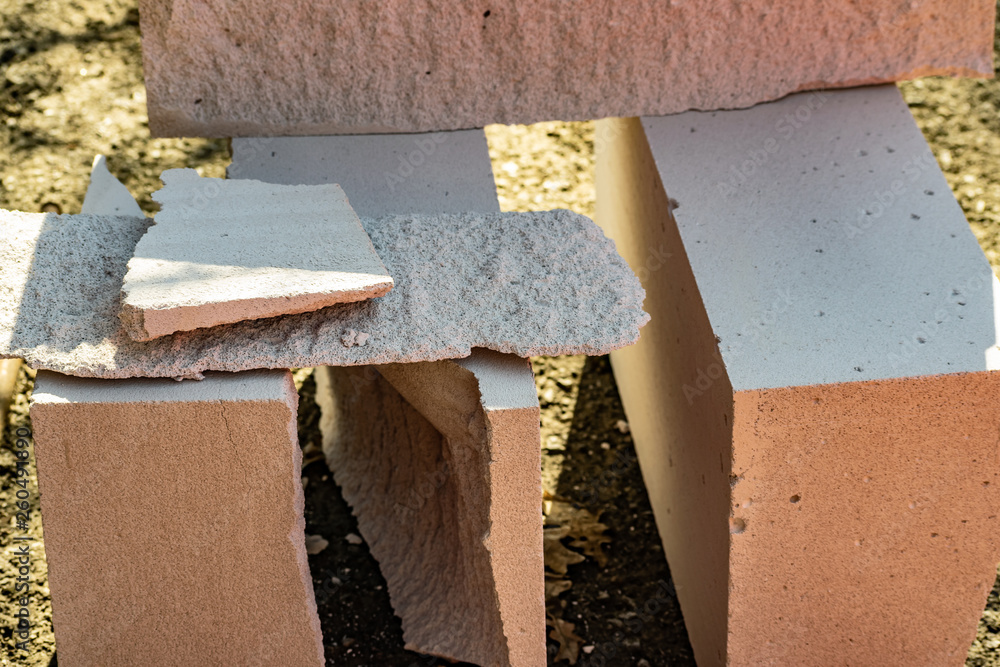 Building materials, aerated concrete blocks, foam blocks and bricks for ...