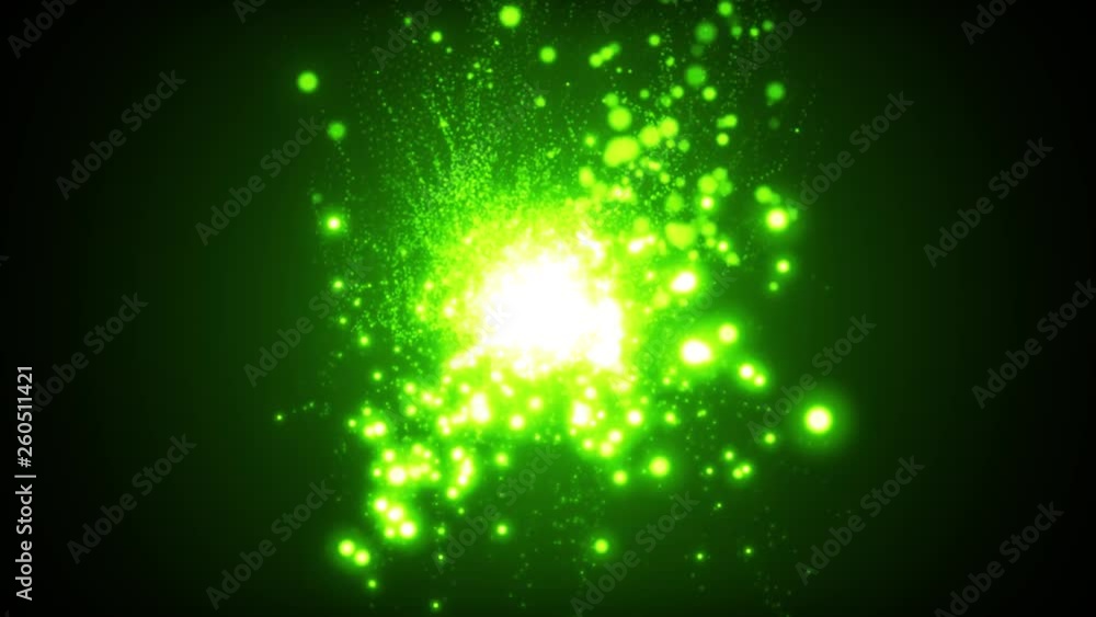 Shockwave Power Fire Explosion Loop/ Animation of a powerful fire speed explosion wave effect ...