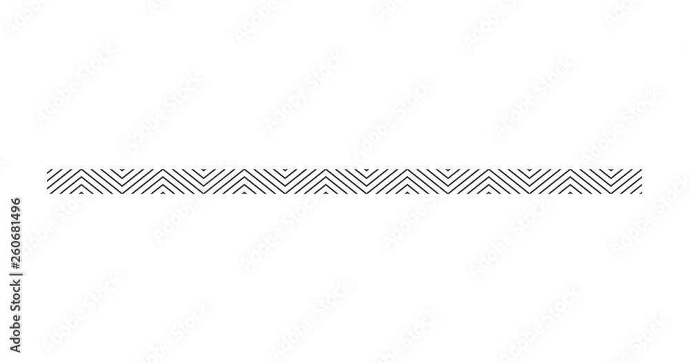 zigzag line page divider line, Graphic design element. Zigzag separator ...