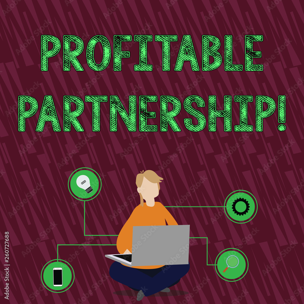 Handwriting text Profitable Partnership. Conceptual photo Creating an ... Handwriting text Profitable Partnership. Conceptual photo Creating an ...