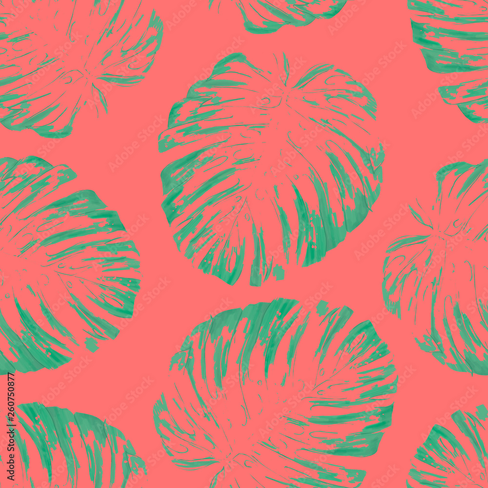 Coral Color Background Design