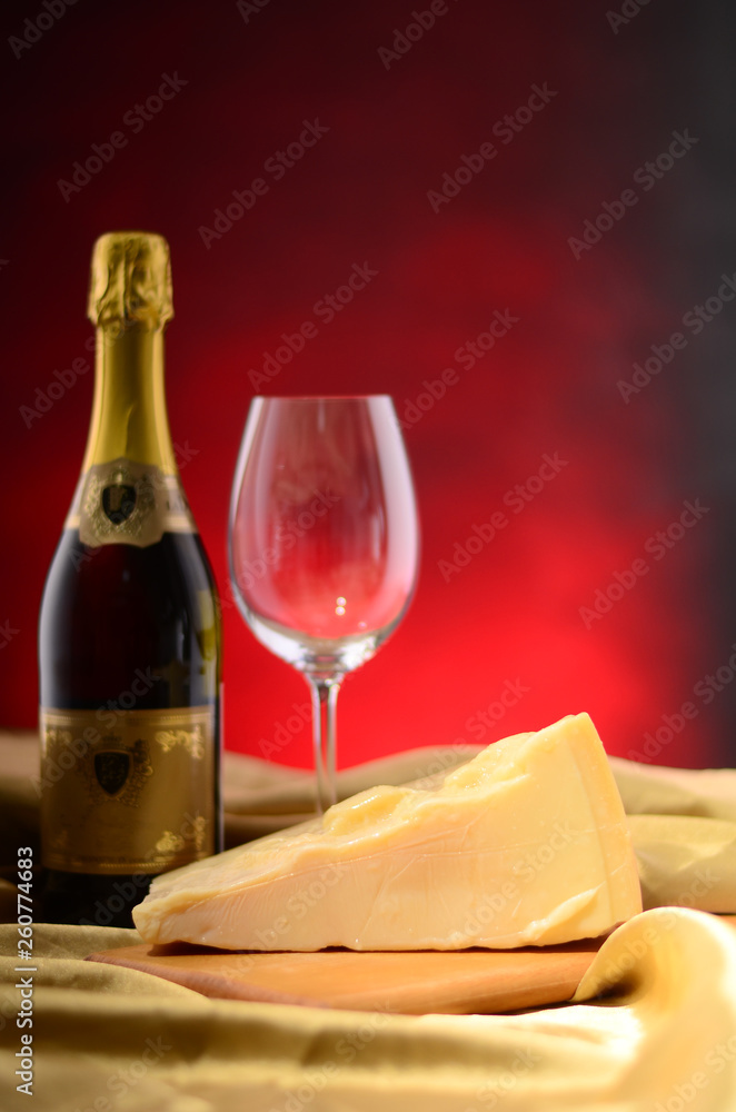 Wine Still Life Setup