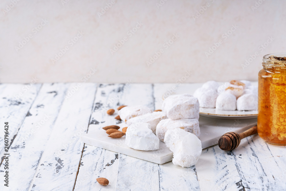 Variety of traditional Greek sweets Stock Photo | Adobe Stock
