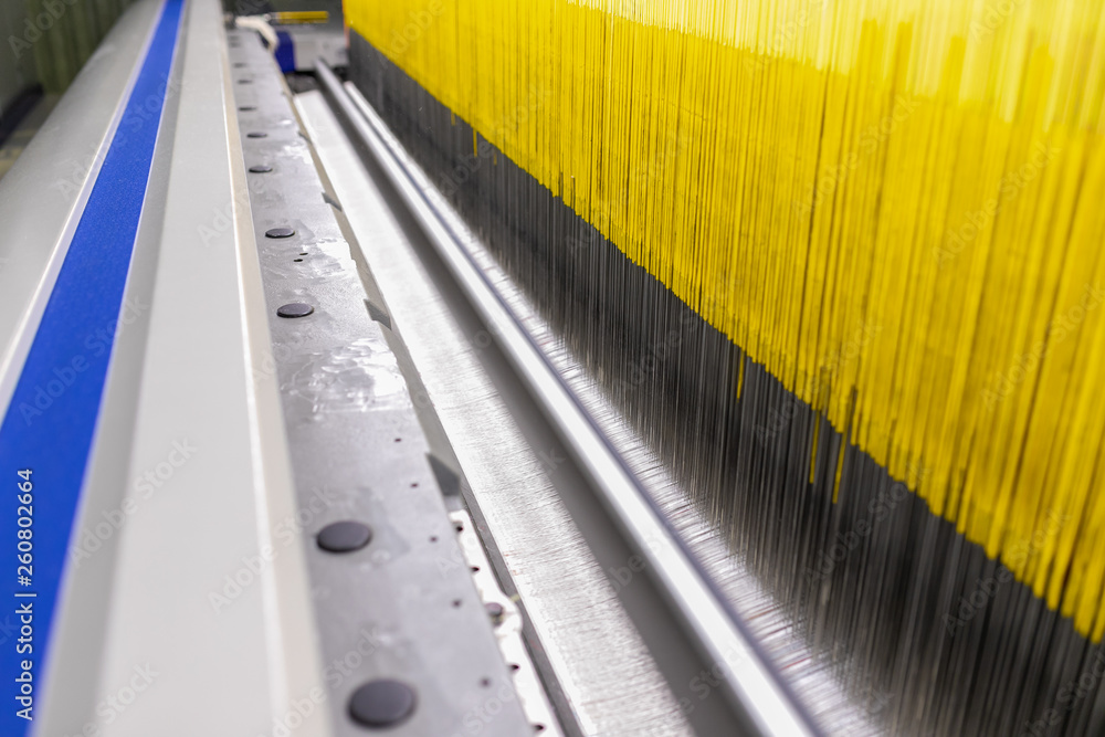 Carpet factory, carpet production, synthetic yarns for weaving looms ...