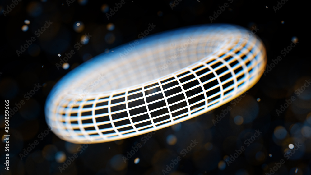 concept art of geometrical shape with soft focus background Stock ...