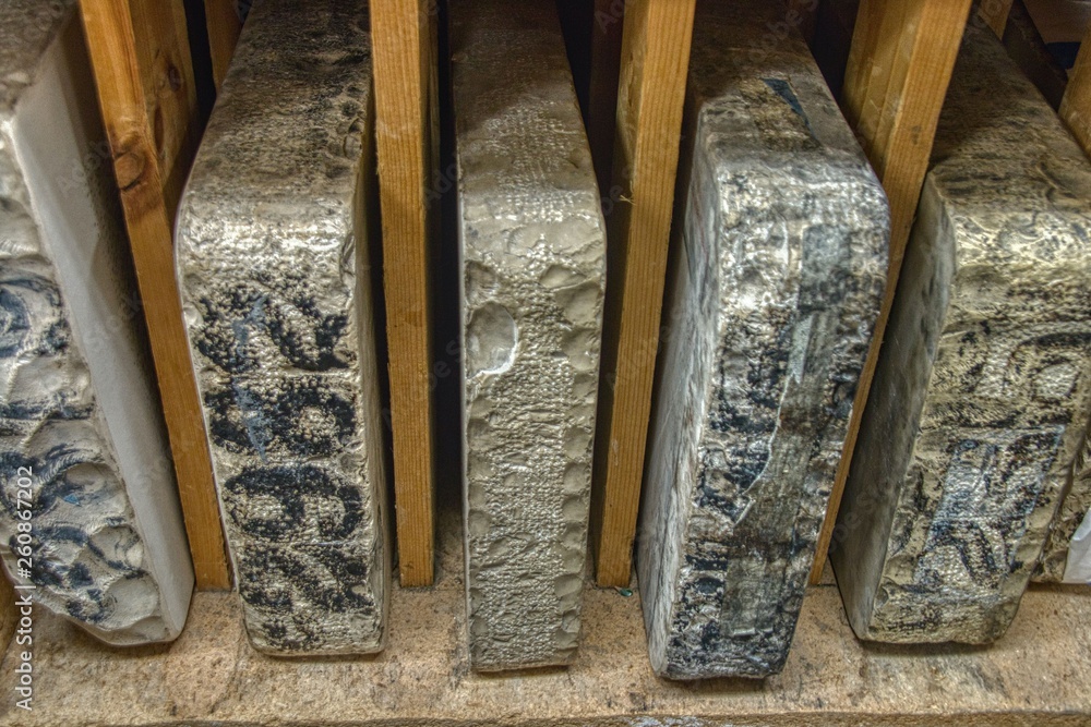Limestone Tablets used in Lithography Printing Stock Photo | Adobe Stock