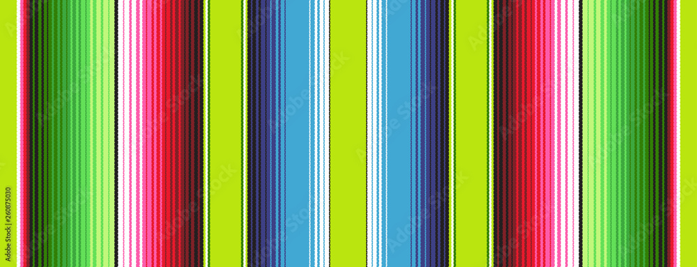 Lime Green Blue Red Mexican Blanket Serape Stripes Seamless Vector ...